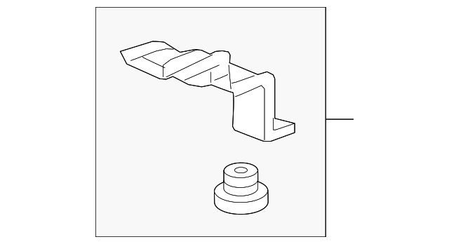74171-T0A-A00 - Bracket, R Radiator Mounting (Upper) 2012-2016 Honda CR ...