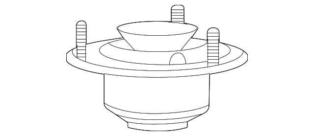 2020-2021 Cadillac CT4 Front Strut Mount 84190339 | QuirkParts