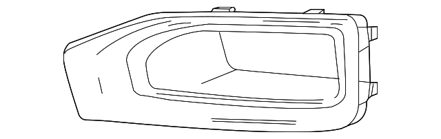 2019-2020 GMC Yukon XL Nightrider Chrome Front Driver Side Fog Lamp ...