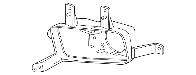 2015-2020 GM Passenger Side Parking and Front Fog Lamp Bracket 22936483 ...