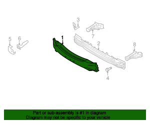 2014-2018 Volvo Energy Absorber 31323834 | Genuine Volvo Replacement Parts
