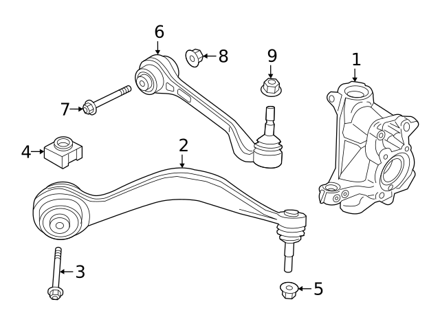 31-10-8-095-665 - Rear Control Arm - 2021-2023 BMW | Buy BMW Parts Now