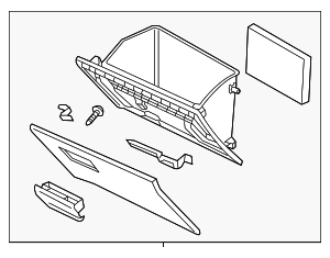 KB7W-64-030A-02 - Glove Box 2017-2024 Mazda CX-5 | Florida Mazda Parts