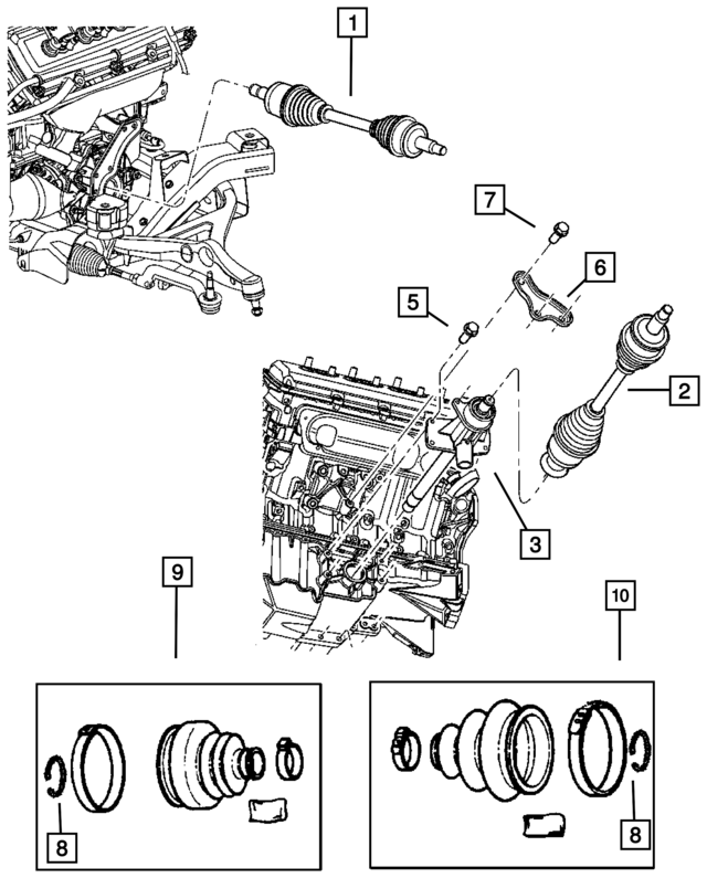 Mopar Intermediate Shaft 68052285AC | factorymopar