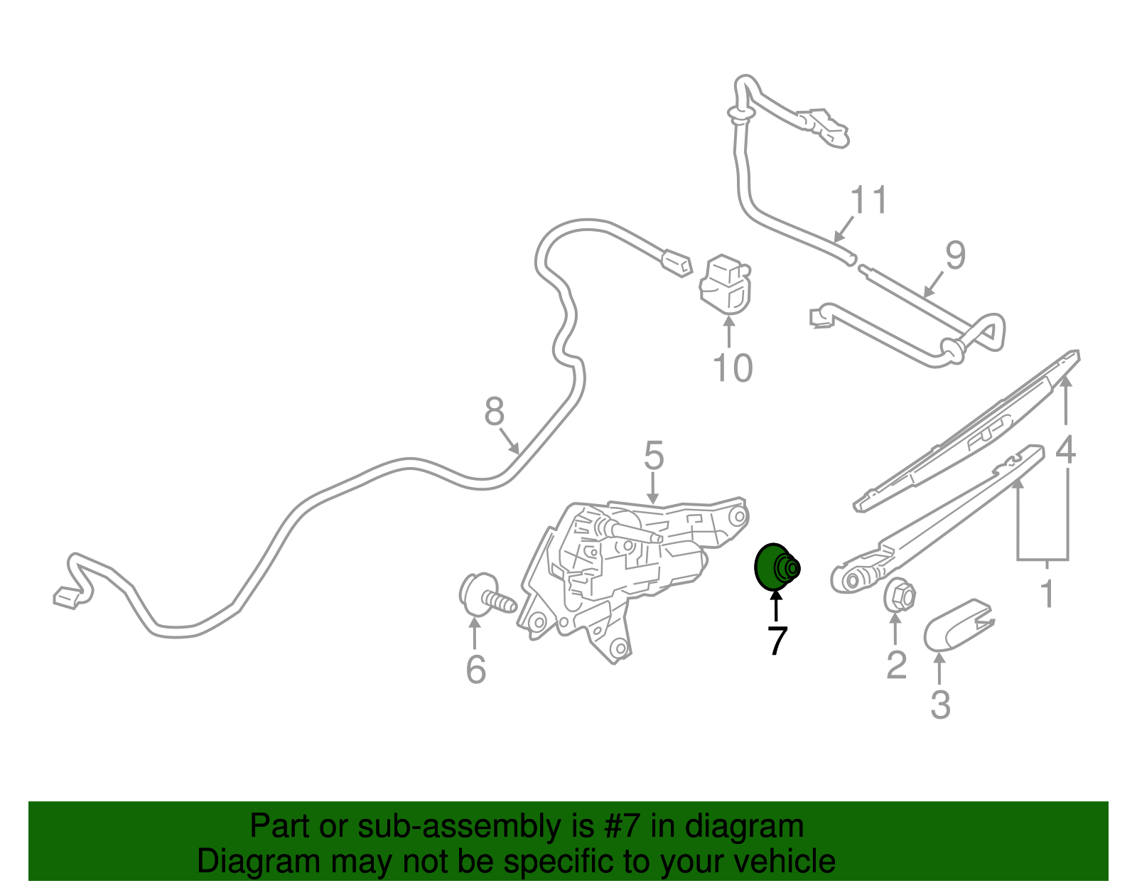 2009-2024 Nissan Wiper Motor Seal 28716-1BA0A | Ziegler Nissan of ...