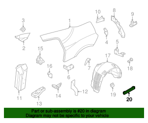 2008-2015 Audi R8 Vent 420-819-181 | OEM Parts Online
