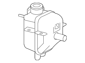 2016-2019 Chevrolet Volt Radiator Surge Tank 84012208 GM ...