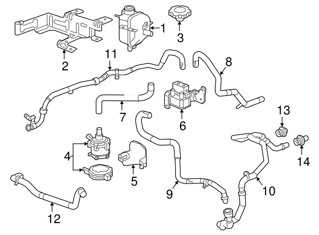 2011-2019 GM Auxiliary Pump 13597901 | TascaParts.com