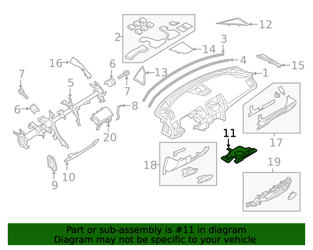 2018-2021 Mazda 6 Under Cover GBEF-64-520 | AutoNation Parts