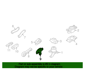 Genuine Torque Rod Bracket for 2015-2018 Volvo | Part# 31401483 | Over ...