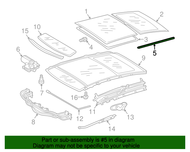 2001-2007 Mercedes-Benz Sealing 203-782-01-98 | Mercedes-Benz Parts
