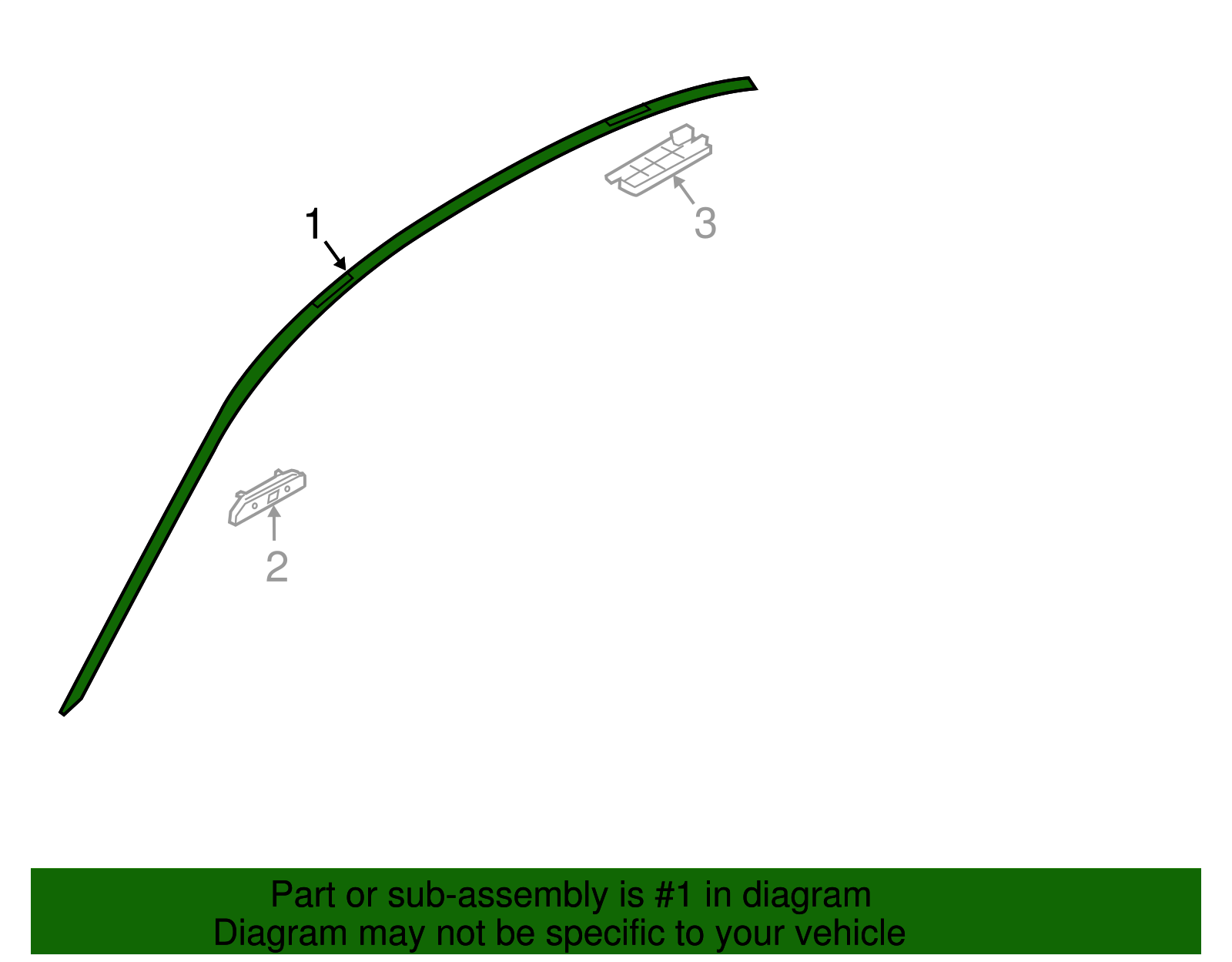 2017-2023 BMW Roof Molding 51-13-7-443-692 | OEM Parts Online