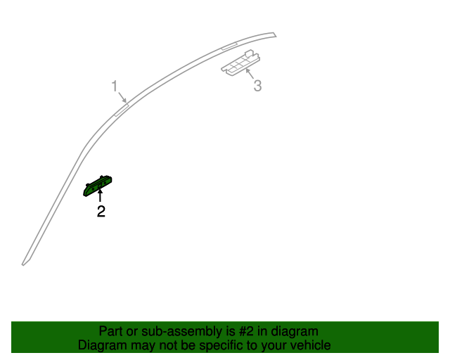 51137357283 - 2016-2023 BMW Roof Molding Clip (51-13-7-357-283) | BMW ...