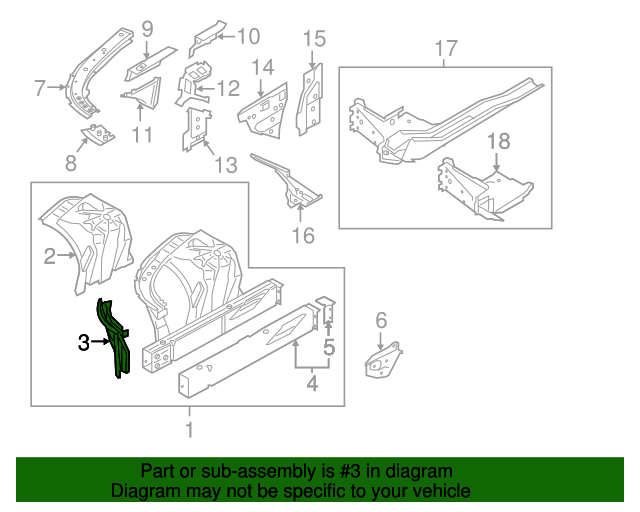 Genuine BMW 41-00-7-412-930 | Front Support | FREE Shipping on Most ...