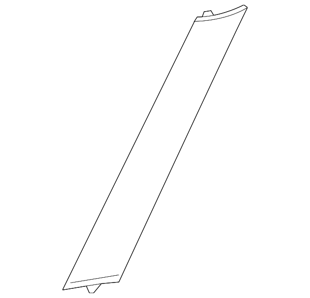 2017-2024 Nissan Armada Pillar Molding 76837-6JK0A | QuirkParts