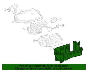 247-540-76-00-64 - Housing Lower Cover 2019-2021 Mercedes-Benz ...