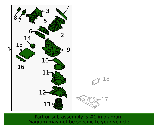 97207-R5000 - Blower Assembly 2021-2023 Kia Sorento | Kia.Parts Store