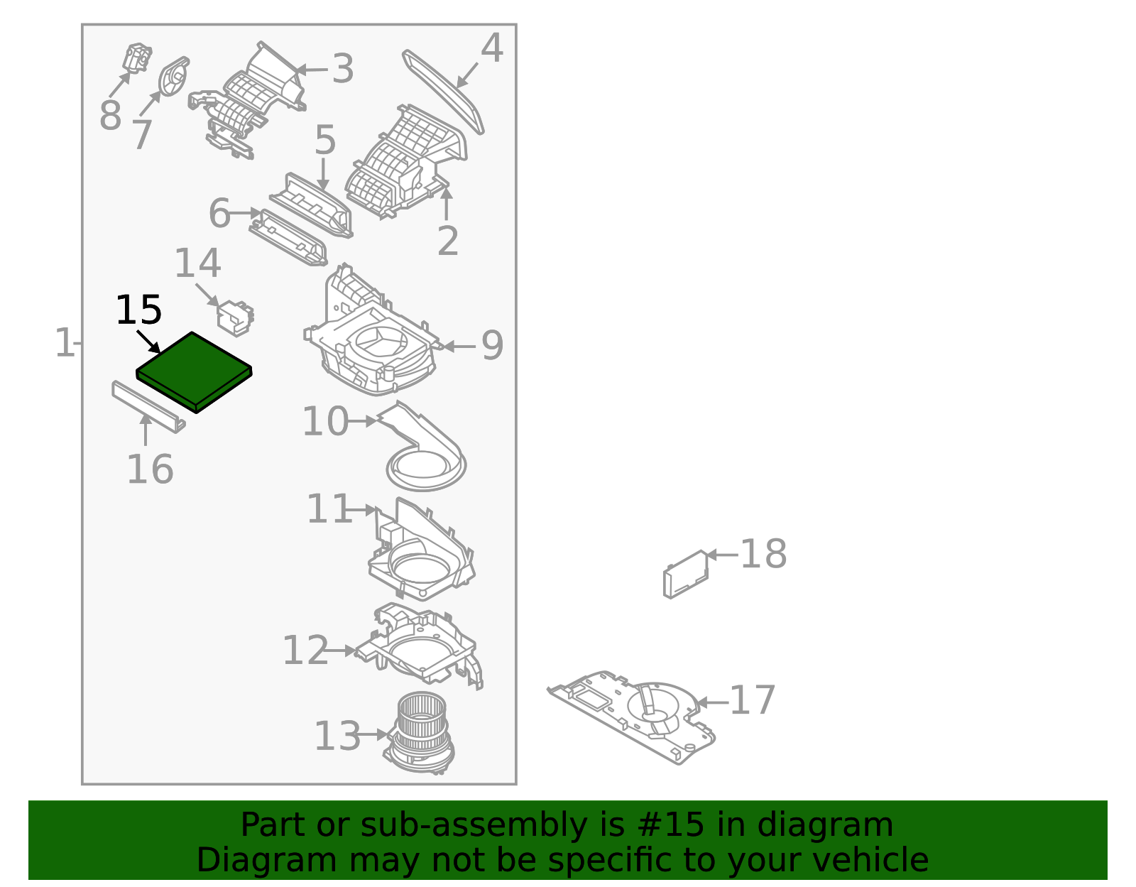 97133-L1000 - Filter 2021-2025 Kia | Kia.Parts Store