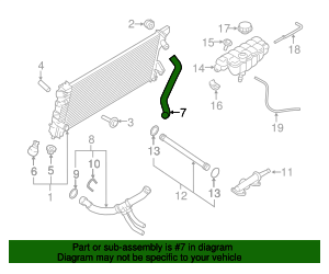 2015-2020 Ford F-150 Upper Hose HL3Z-8260-C | OEM Parts Online