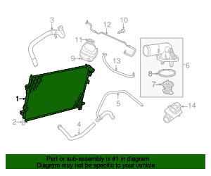 2009-2020 Dodge Journey Radiator 68038238AB | TascaParts.com