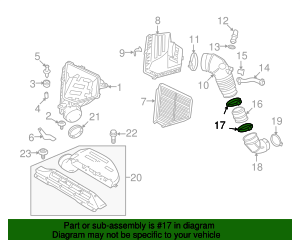 2010-2012 Hyundai Genesis Coupe Engine Air Intake Resonator Clamp 28192 ...