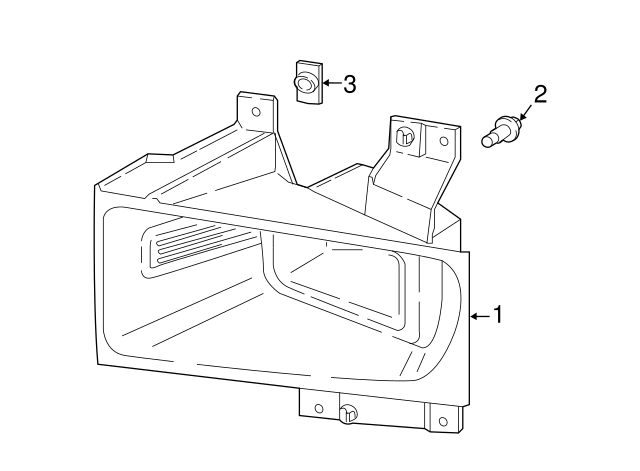 Genuine OEM Ford Part - Fog Lamp HC3Z-15200-B | Genuine OEM Ford Parts ...