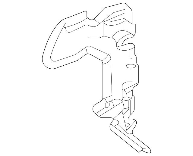 2016-2020 Toyota Mirai Radiator Support Baffle 16593-77010 | Toyota ...