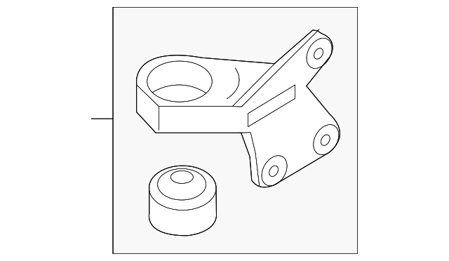 3517A074 - Mount Bracket - 2007-2024 Mitsubishi | Lasco Auto Parts