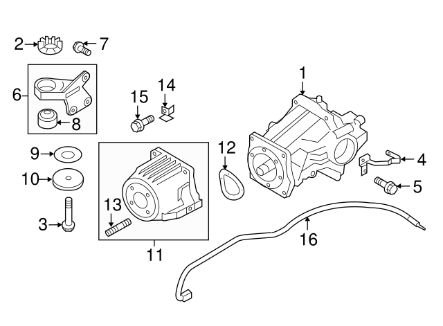 3570A007 - Coupling - 2007-2023 Mitsubishi | Lasco Auto Parts
