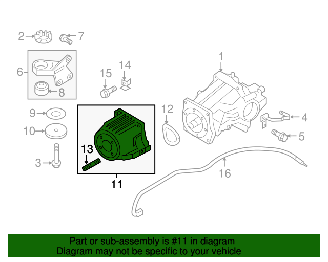 2007-2024 Mitsubishi Coupling 3570A007 | Mitsubishi Parts Warehouse ...