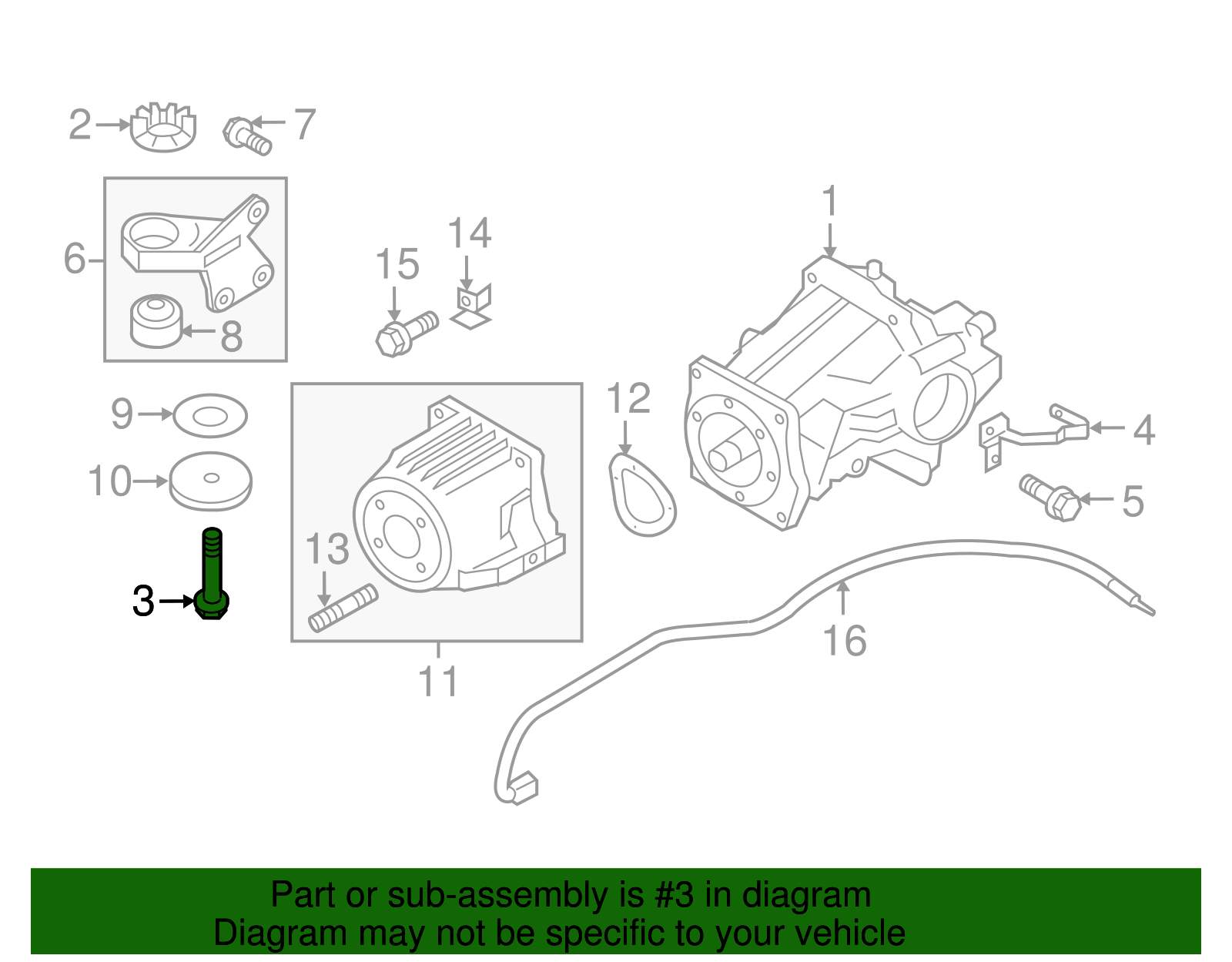 2007-2024 Mitsubishi Suspension Control Arm Bolt MU000760 ...