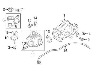 3501A470 - Differential Carrier - 2007-2021 Mitsubishi | Lasco Auto Parts