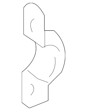 25334-2E000 - Radiator Assembly Upper Bracket 2005-2010 Kia Sportage ...