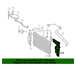 29135-1F000 - Air Guide 2005-2010 Kia Sportage | Genuine Kia Parts ...