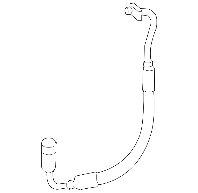 2013-2020 Mercedes-Benz Pressure Hose 231-320-24-54 | MB OEM Parts