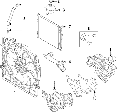 Radiator & Components for 2022 Kia Carnival | Kia.Parts Store