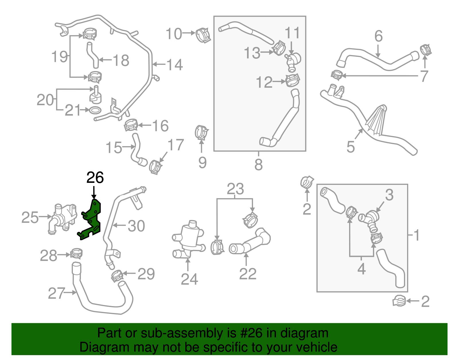 3Q0-121-093-AJ - Control Valve Bracket 2017-2024 Audi | AutoNation Parts