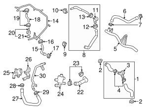 2015-2023 Audi Connector Pipe 5Q0-121-070-BR | Audi USA Parts
