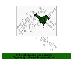 38511-8S110 - Carrier Case - 2004-2015 Nissan | World OEM Parts Nissan