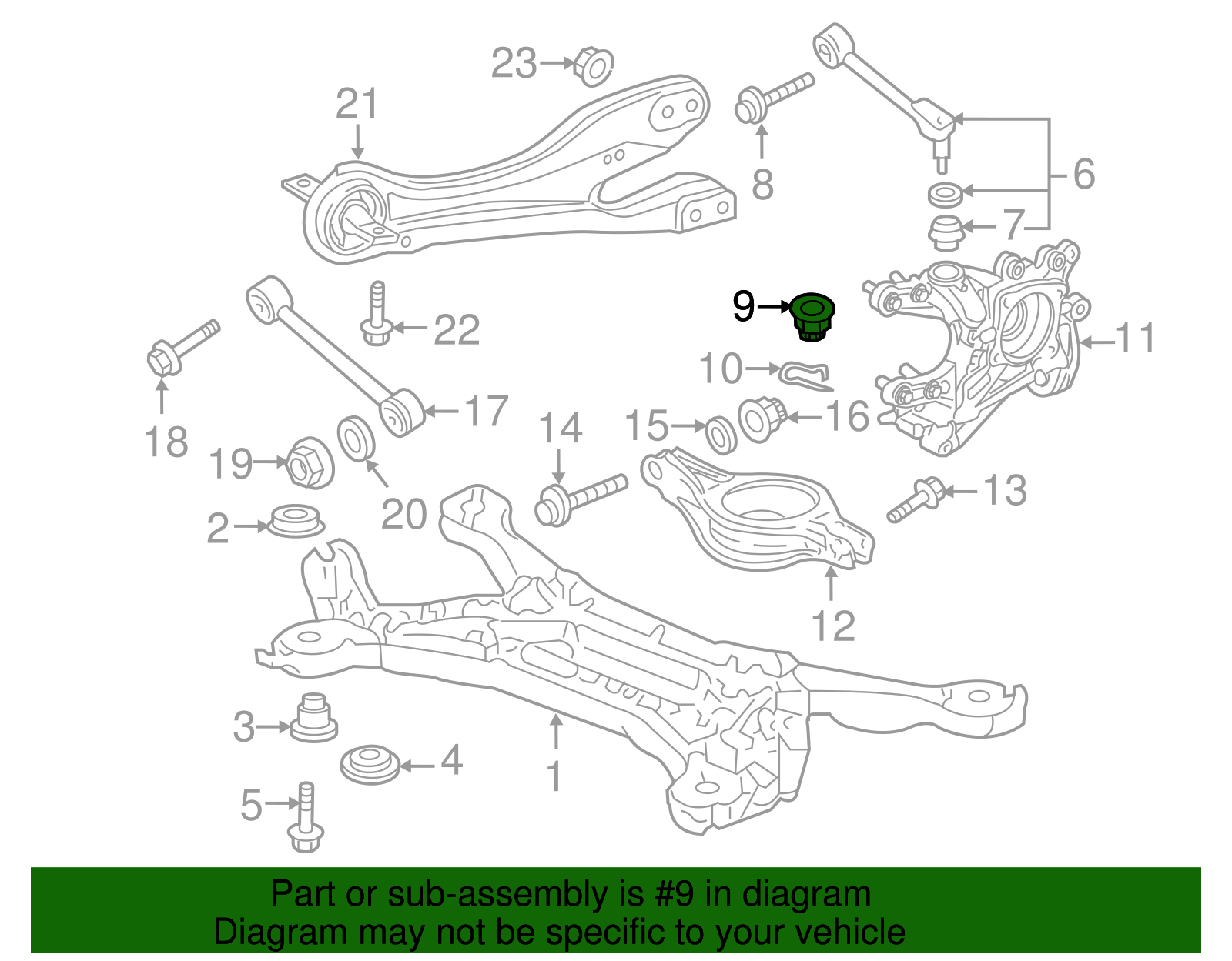 90363-SHJ-A01 - Upper Arm Nut 2011-2024 Honda | Honda Parts Online