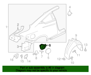 2017-2020 Infiniti Q60 Fuel Pocket 78120-5CA0A | Infiniti Parts Online