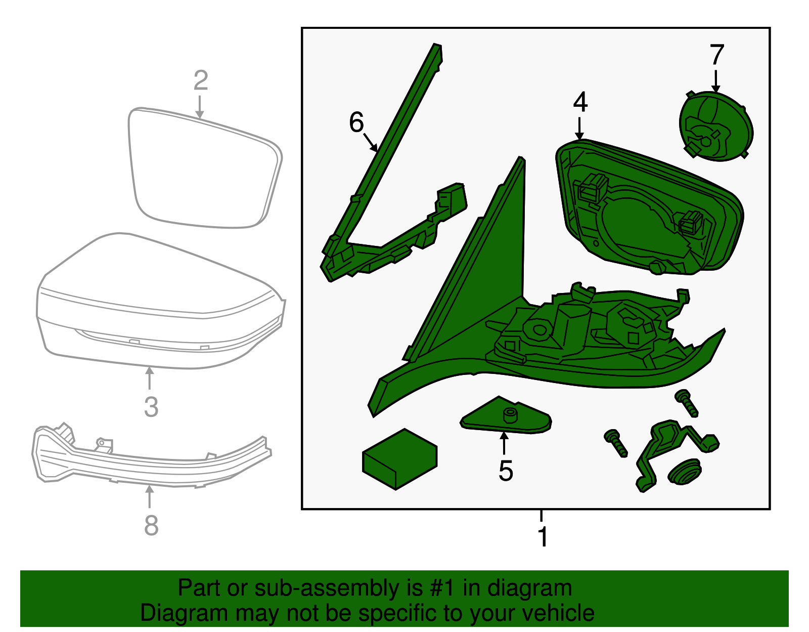 51-16-7-471-864 - 2019 BMW - Mirror Assembly | BMWPartsHub