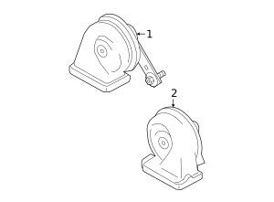 2020-2023 Land Rover Horn LR115059 | JaguarParts.com