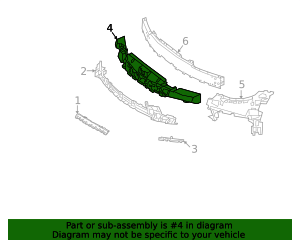 238-880-77-01 - Energy Absorber 2021-2023 Mercedes-Benz E 450 ...