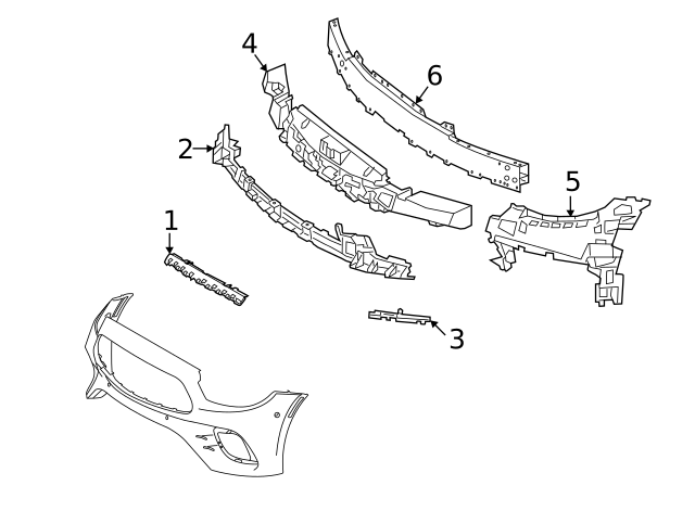 238-885-33-01 - Energy Absorber 2021-2023 Mercedes-Benz | Mercedes-Benz ...