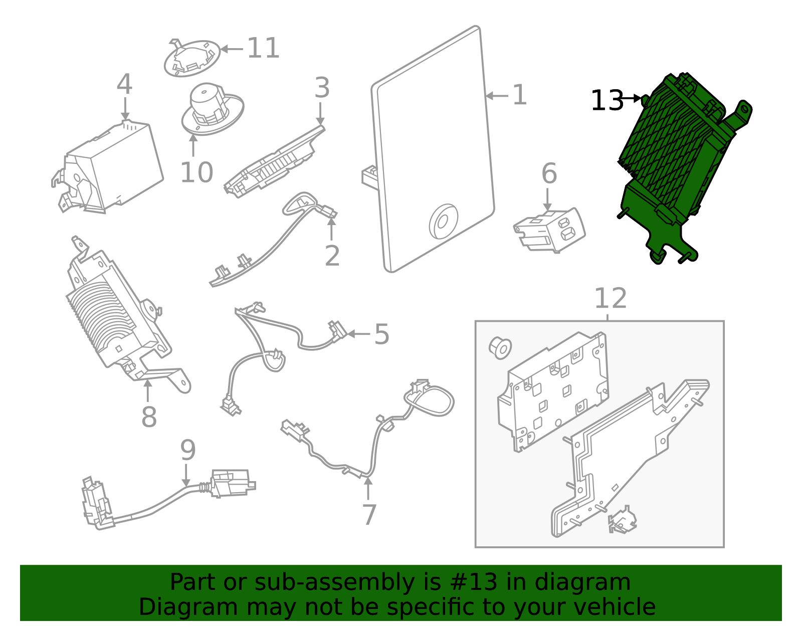 Ford Dealership 2021-2023 Ford Mustang Mach-E Control Module LJ8Z ...