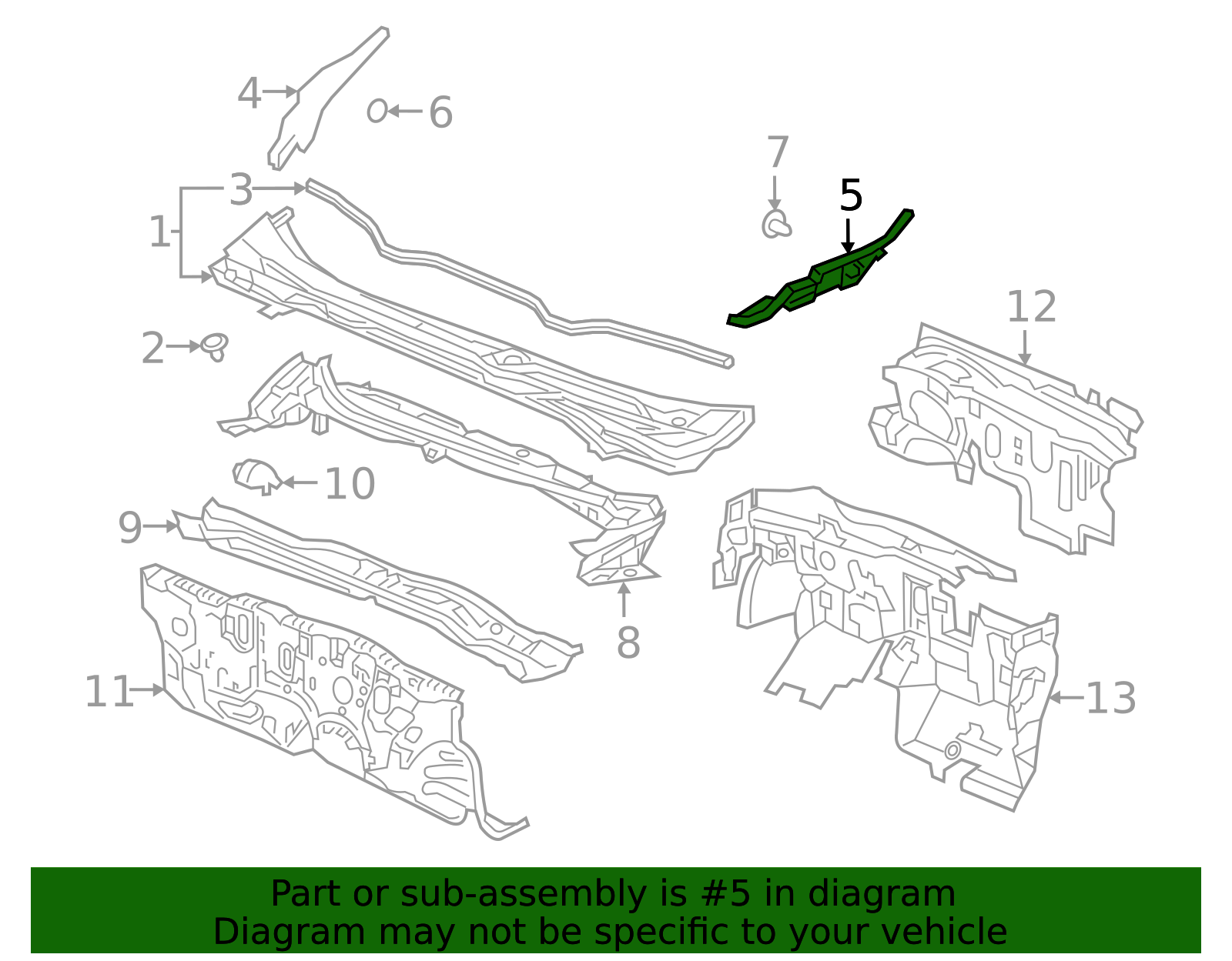 74270-TEA-T00 - 2017-2021 Honda Civic - Cover L Front Fender | Genuine ...