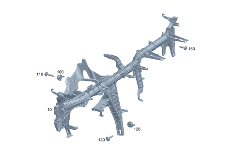 Crossmember Under Instrument Panel for 2023 Mercedes-Benz C300 ...