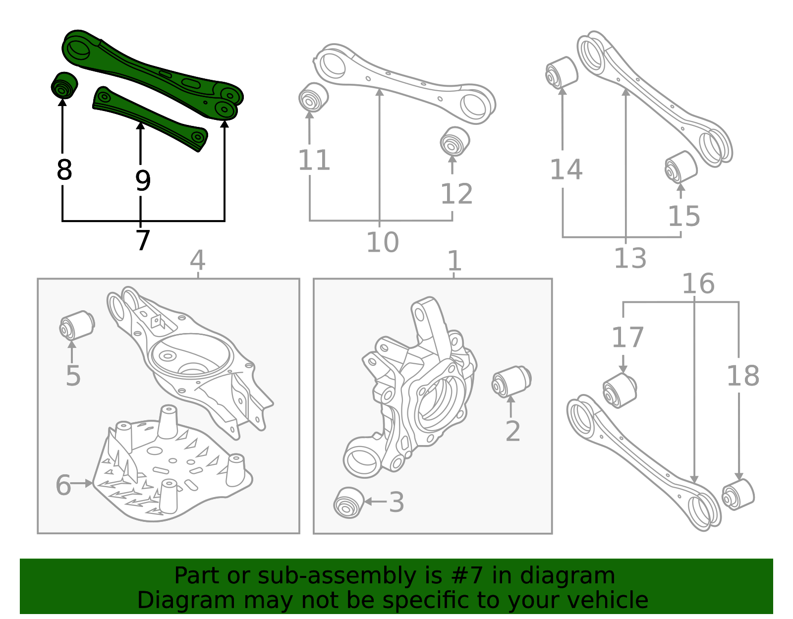 Hyundai - 55270-AR000 - Ft Lower Control Arm - 2022-2025 Genesis | OEM ...
