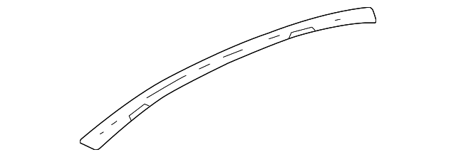 204-690-71-82-9040 - Roof Molding 2008-2014 Mercedes-Benz | Mercedes ...